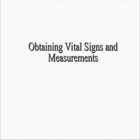 Vital signs | PPTX