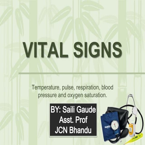 Vital signs | PPT