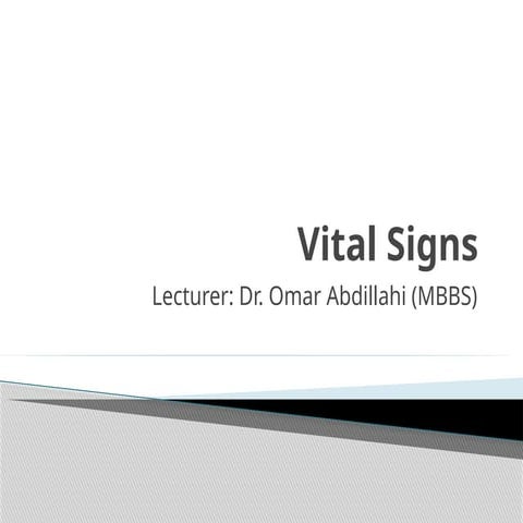 Vital Signs.ppt for nursing students chapter | PPTX