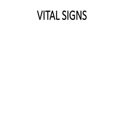 VITAL SIGNS slide share notes for nursing | PPTX