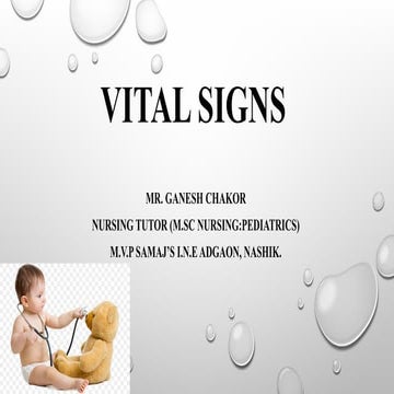 Vital Sign/Cardinal Sign Pediatric.pptxx | PPTX
