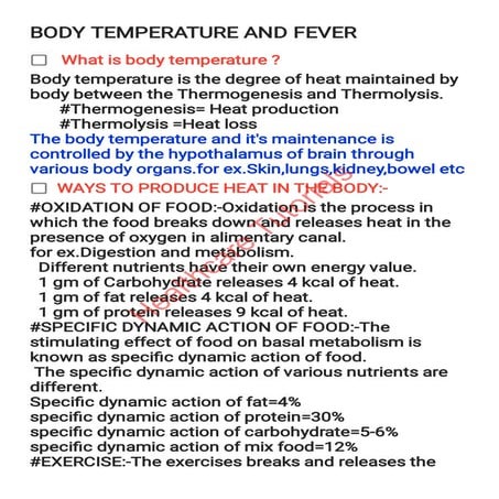 How a Digital Body Thermometer Measures Fever | PDF