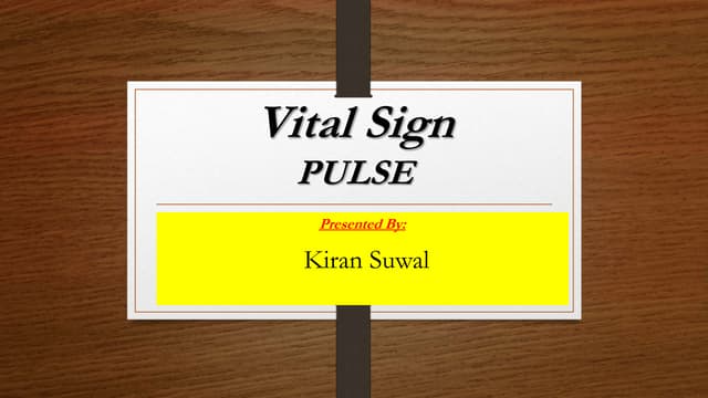 pulse introduction , definition , sites of pulse , factors affecting of ...