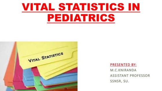 Vital statistics | PPTX