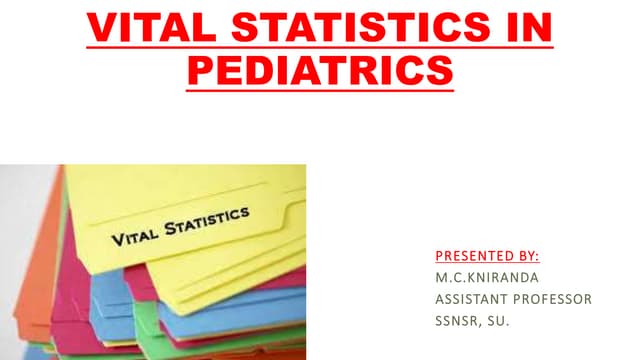 Vital statistics | PDF
