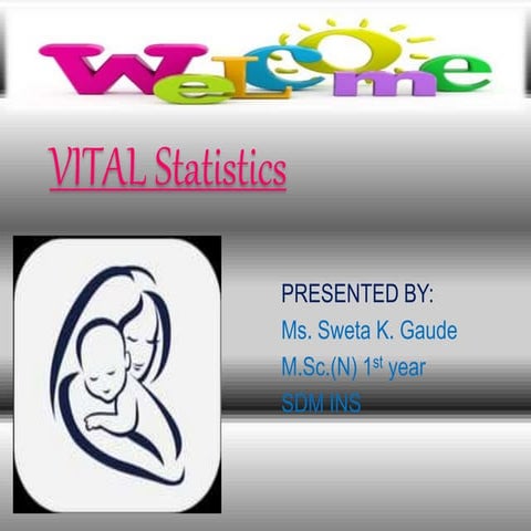 VITAL STATISTICS sasssssssssssssssssssss | PPTX