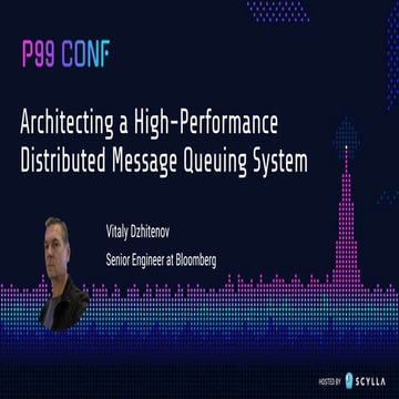 Architecting A High Performance Open Source Distributed Message Queuing System In C Ppt