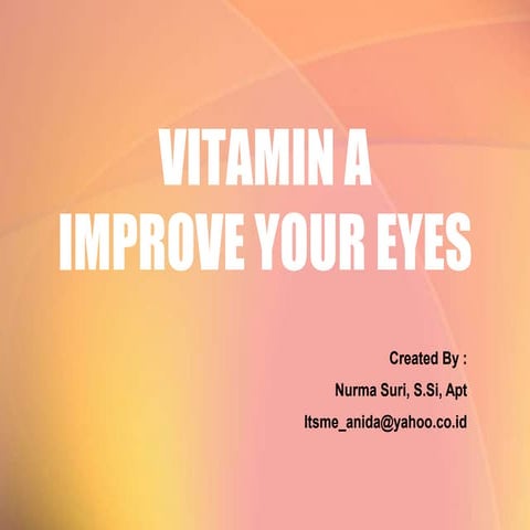 Vitamin a | PPTX