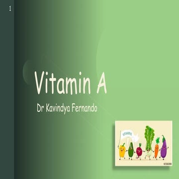Vitamin A | PPTX