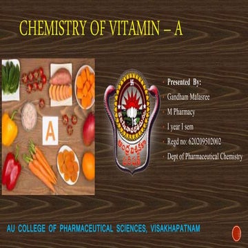Vitamin a | PPTX