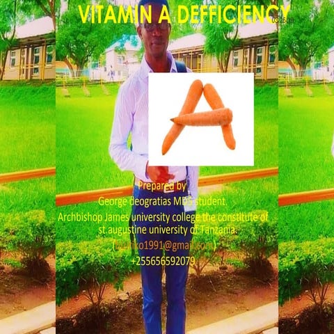 Vitamin a deficiency | PPT