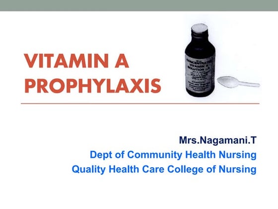 National nutritional anemia prophylaxis programme | PPT