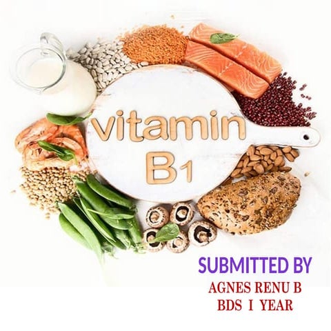 VITAMIN B1/THIAMINE/Water soluble vitamin. | PPTX