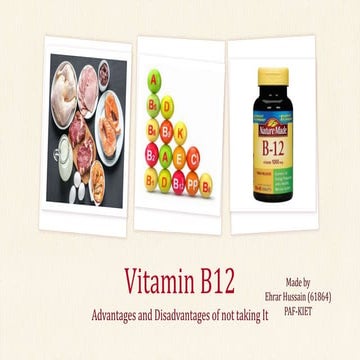 Vitamin b12 | PPTX