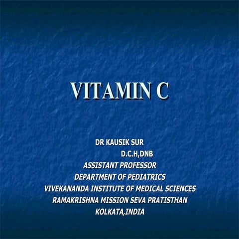 Vitamin C | PPT