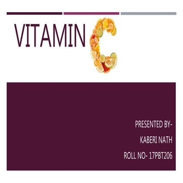Vitamin c | PPTX