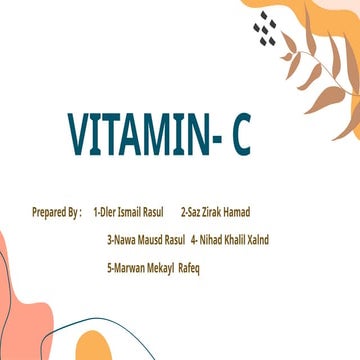 Vitamin C.pptxgfdfghjkkiuytrewrtyuiklkkk | PPTX