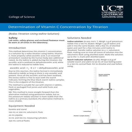 Estimation of Vitamin C by iodine titration .pptx