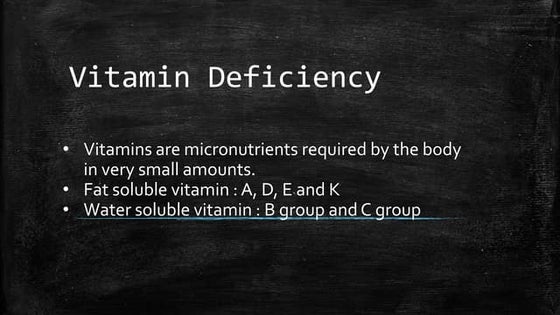 Vitamin a deficiency | PPTX