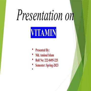 Vitamin presentation Md.Aminul Islam.pptx