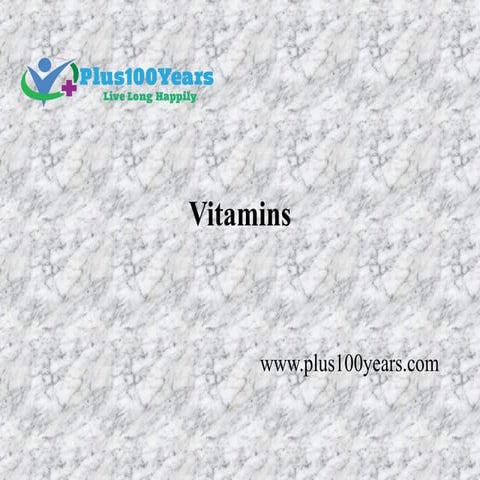 Vitamins | PPT | Healthy Cooking and Eating | Food & Drink