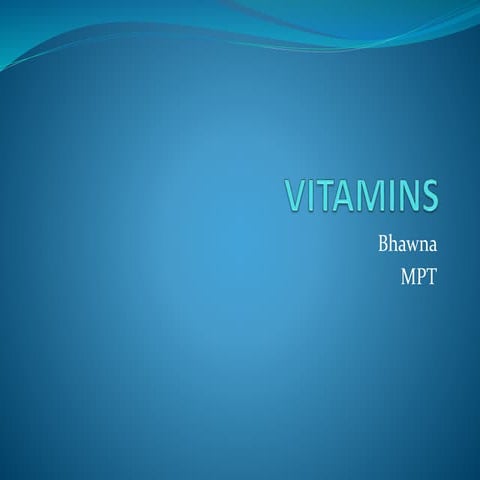 Vitamins | PPTX