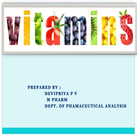 Vitamins | PPTX