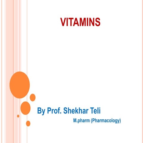 Vitamins | PPT
