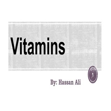 Vitamins | PPTX