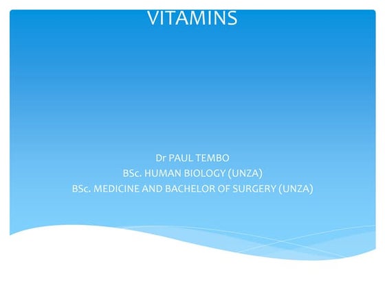Introduction, Classification and nomenclature of vitamins, Vitamin A1 ...