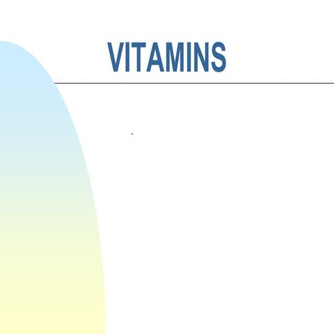 Detailed presentation on Vitamins and minerals | PPTX