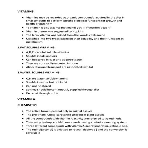 Vitamin A,D,E,K,C | DOCX