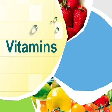 Vitamins and its classifications | PPTX