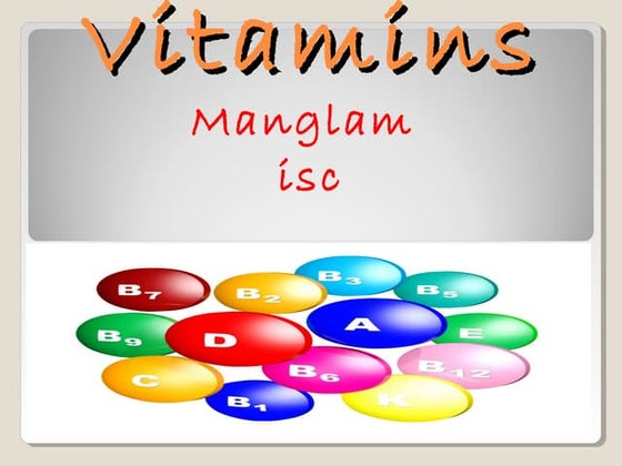 Project chemistry on vitamins | PDF