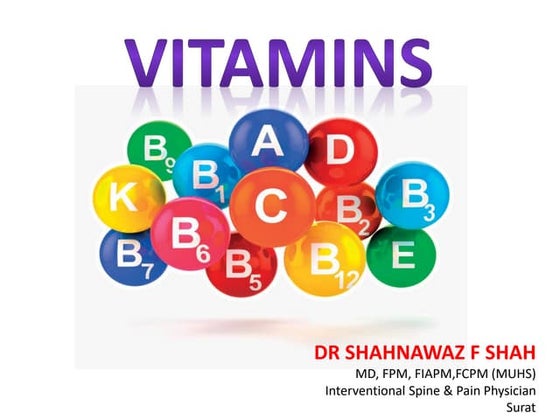 Vitamins B complex | PPTX | Blood Disorders | Diseases and Conditions
