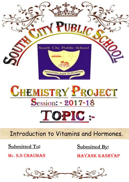 Project chemistry on vitamins | PDF