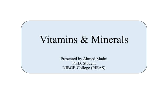 11. Nutrition, Vitamins and Trace Elements 1a.ppt
