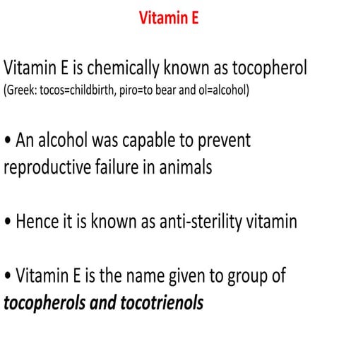 Vit E Dr TS | PDF