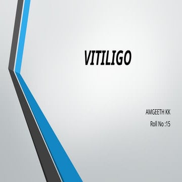 Vitiligo Presentation Pptx Pptx
