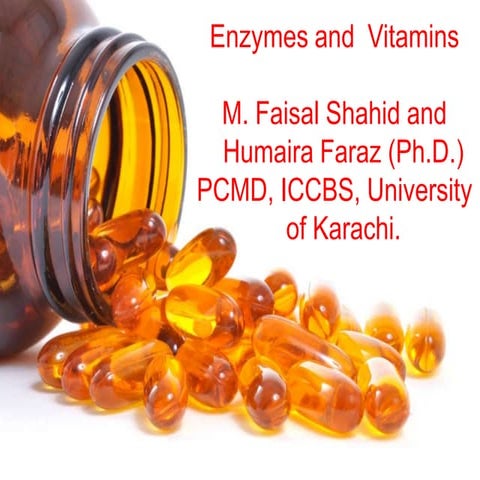Enzymes and Vitamins | PPTX