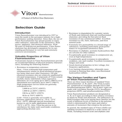 Viton selection-guide | PDF