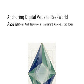 Asset-Backed Tokens Explained- VittaGems | PPTX