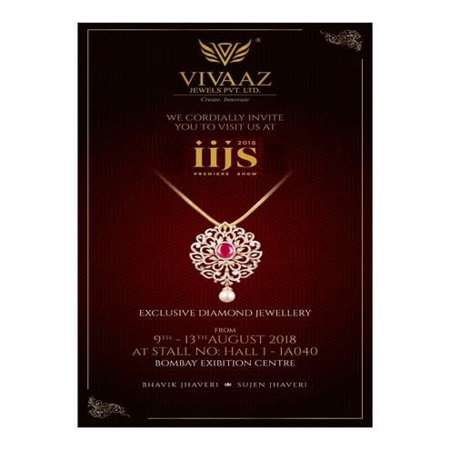 Vivaaz Jewels iijS 2018 Invitation ! | PDF