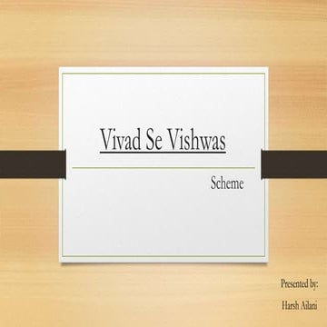 Vivad se vishwas | PPT