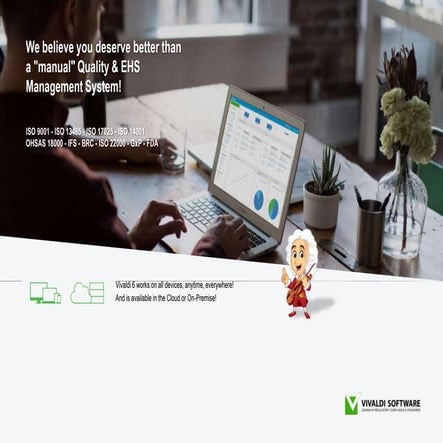 Vivaldi Software - Software for Quality, EHS & Regulatory Compliance | PPTX