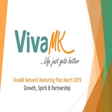 VivaMK Network Marketing Plan 2019 dual www.freeinfopack.co.uk