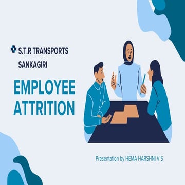 Employee Attrition in S.T.R Transports sankari | PDF