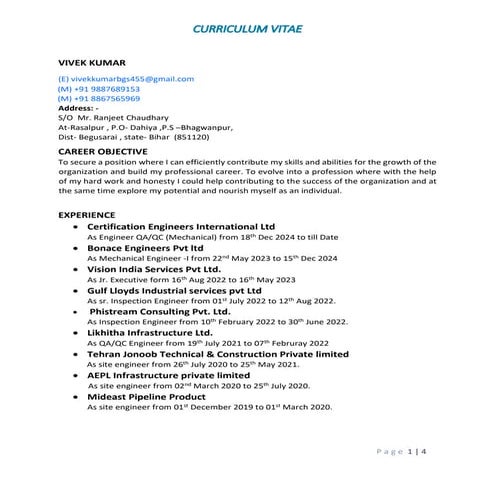 vivek-c.v.pdf . | PDF