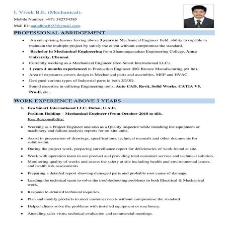 Vivek resume | PDF