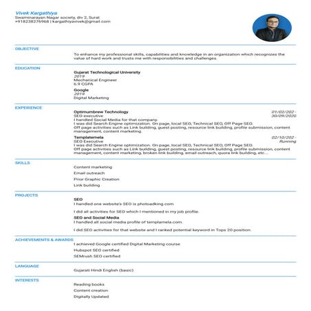 Vivek resume | PDF